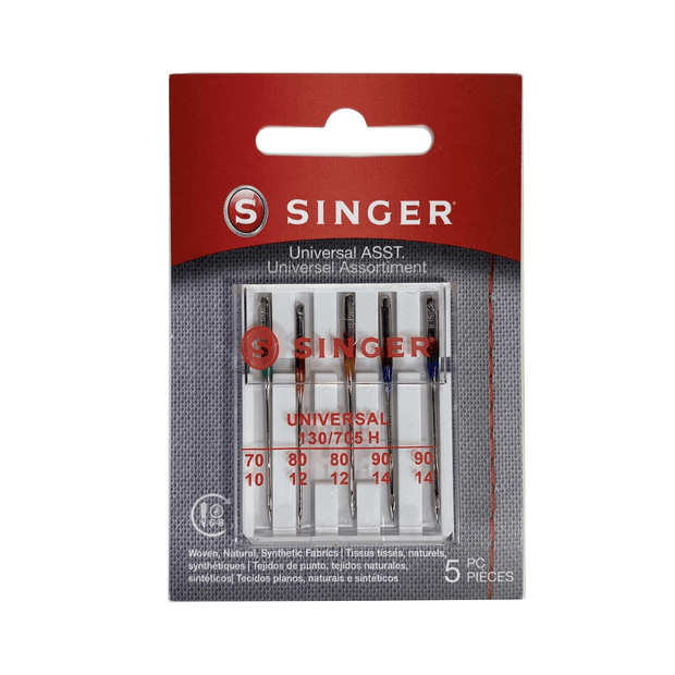 Singer Sewing Machine Needles 15x1 Universal 2020 5 Pack - Choice of S ...