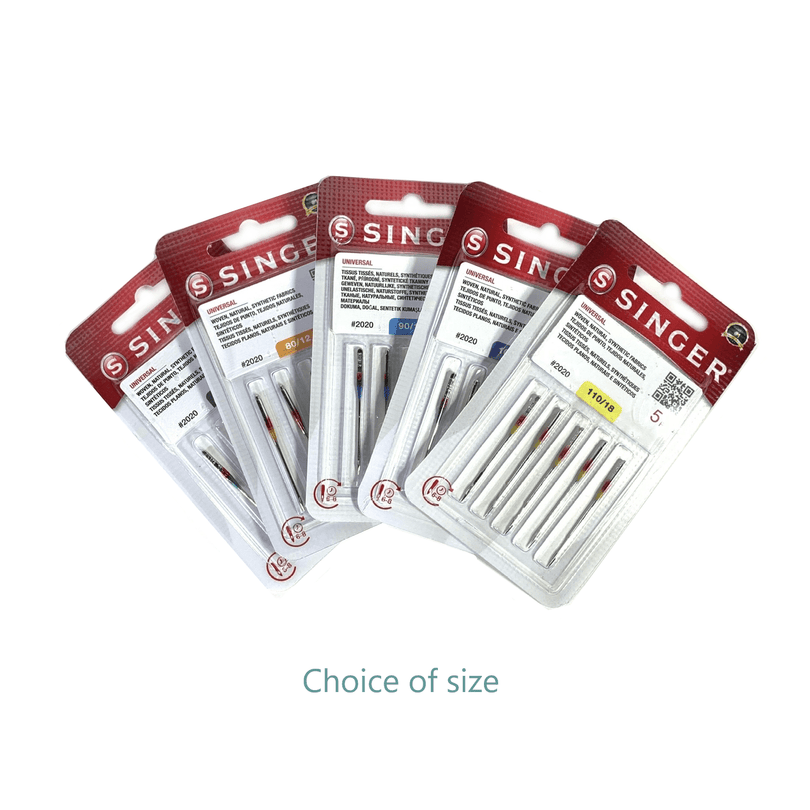 Singer Sewing Machine Needles 15x1 Universal 2020 5 Pack - Choice of S ...