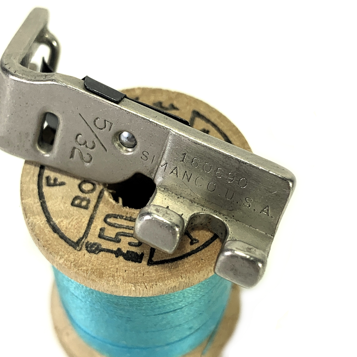 Rare Singer Sewing Machine Slant Shank 5/32" Blind Stitch Braider Foot ...