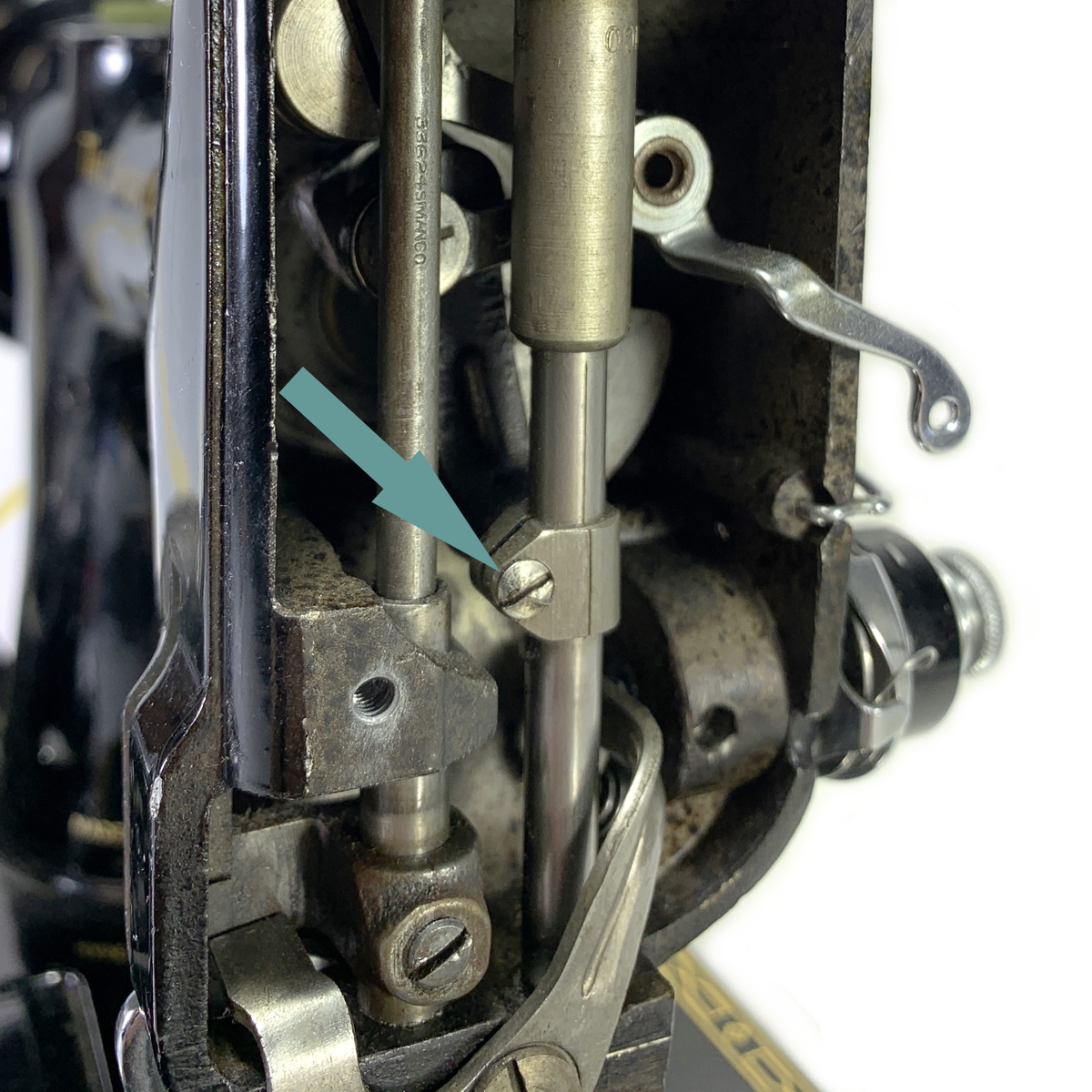 Singer 221 222K Featherweight 301 Sewing Machine Needle Bar Clamping ...