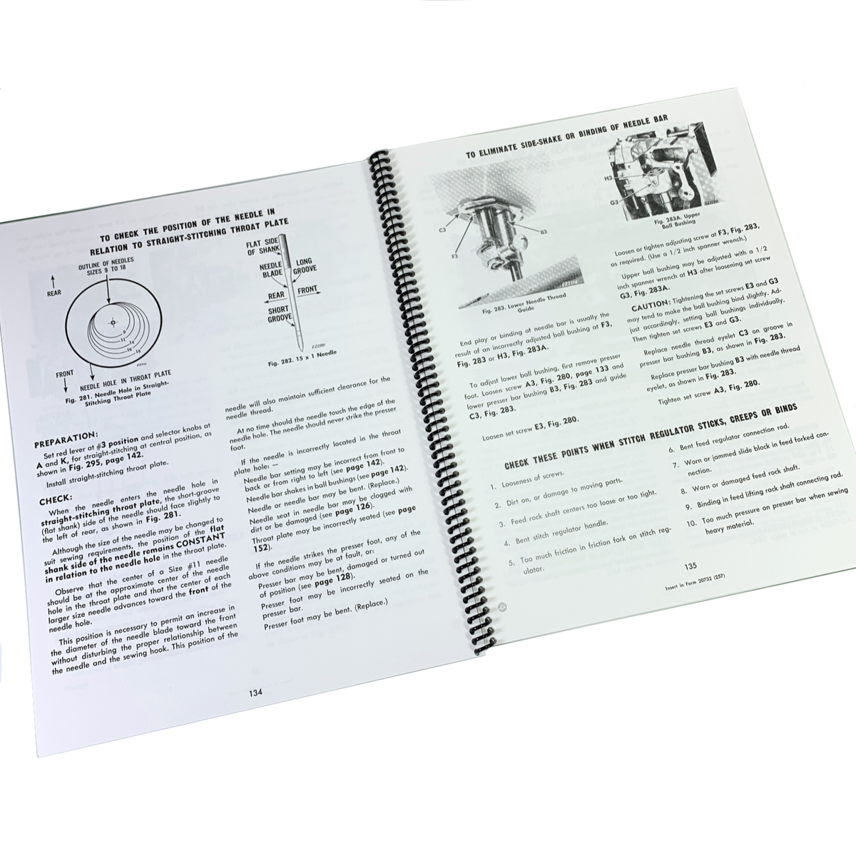 Singer 401 Slant-o-Matic Sewing Machine Adjusters Service Repair Manual ...