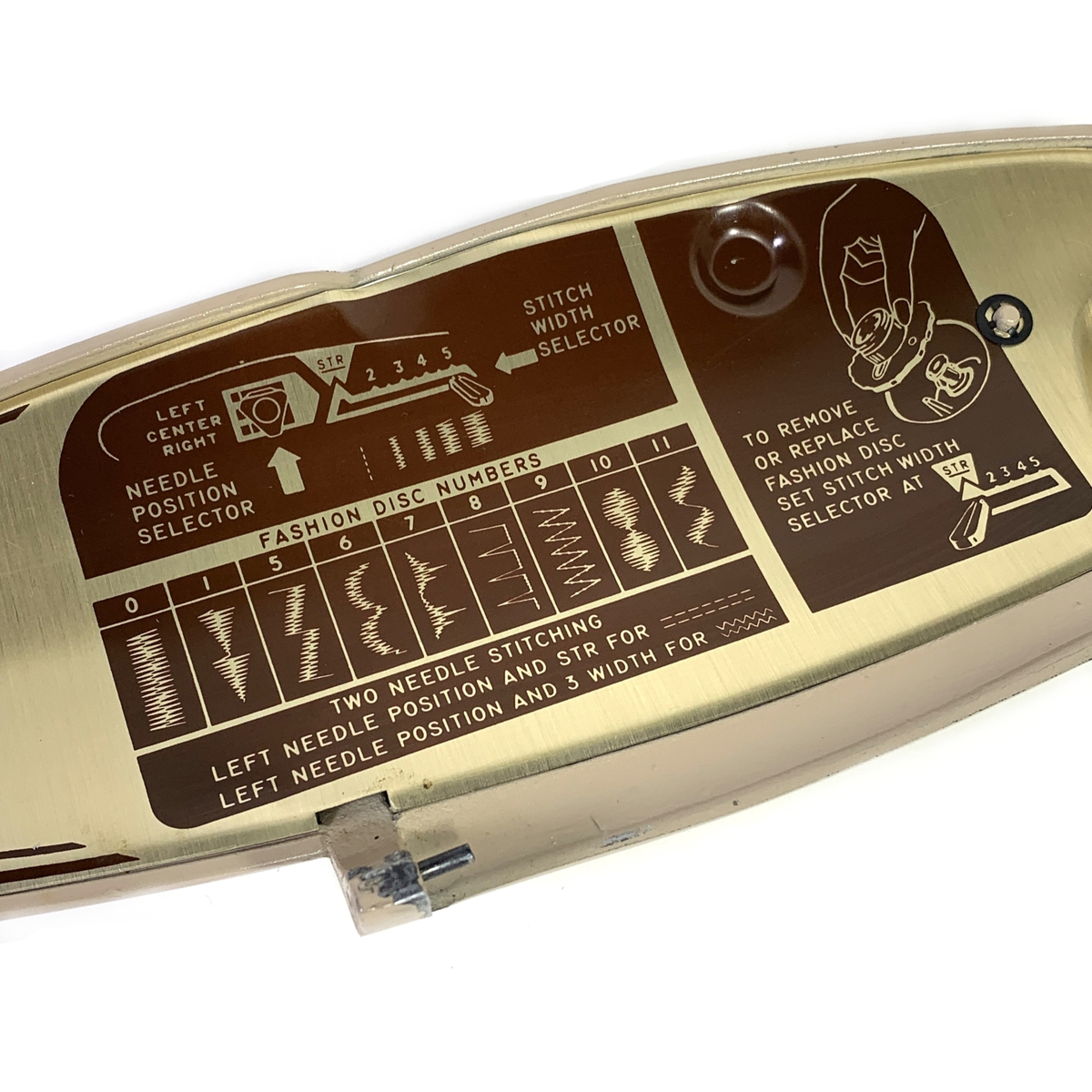 Singer 503 503A Rocketeer Sewing Machine Flip Up Top Cover Lid Simanco ...