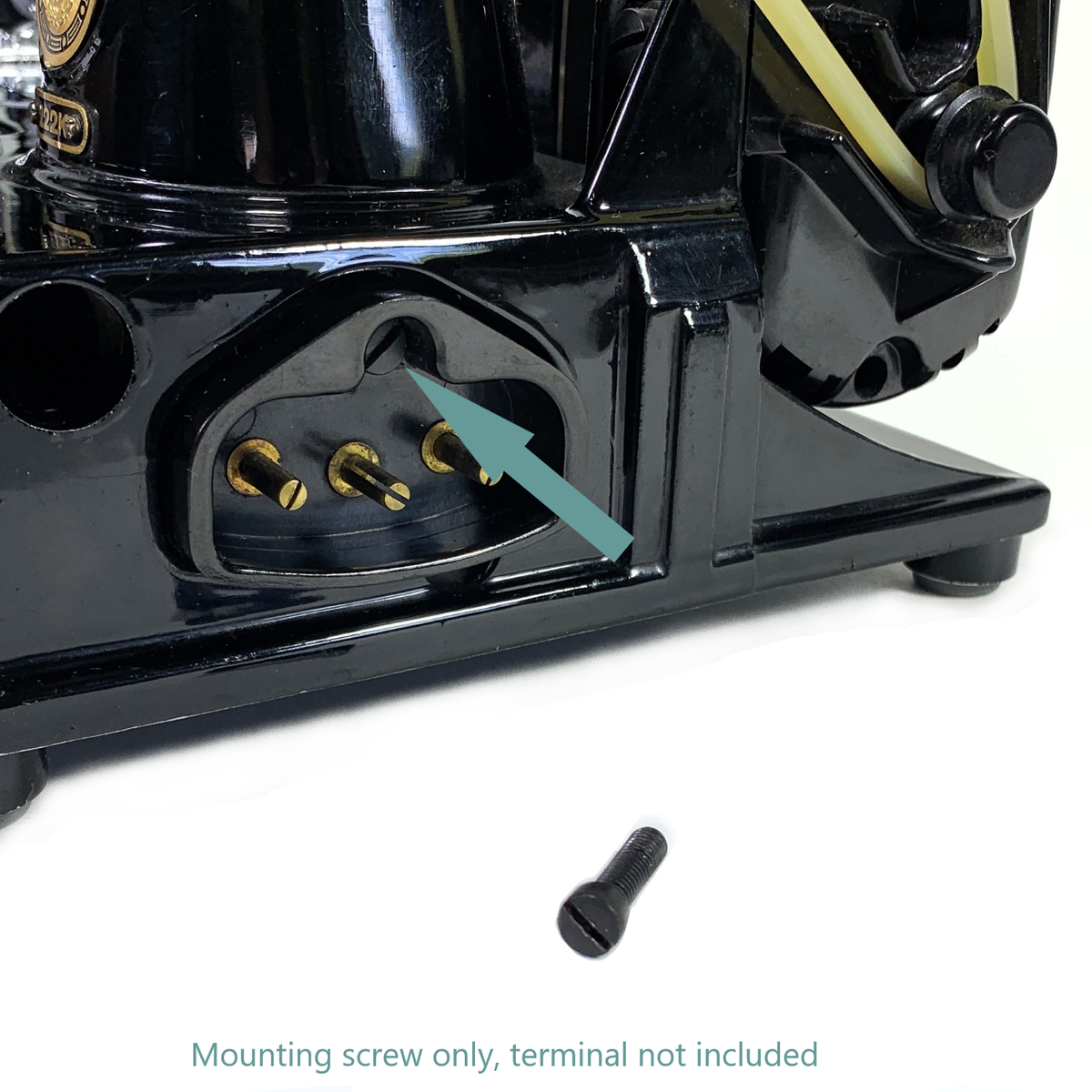 Singer Sewing Machine Mounting Screw for 3 Prong Bakelite Terminal Plug ...