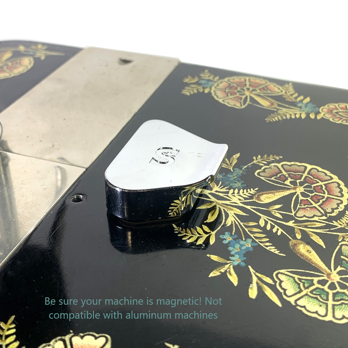 Vintage Singer Sewing Machine Magnetic Chrome Seam Guide Simanco | The ...