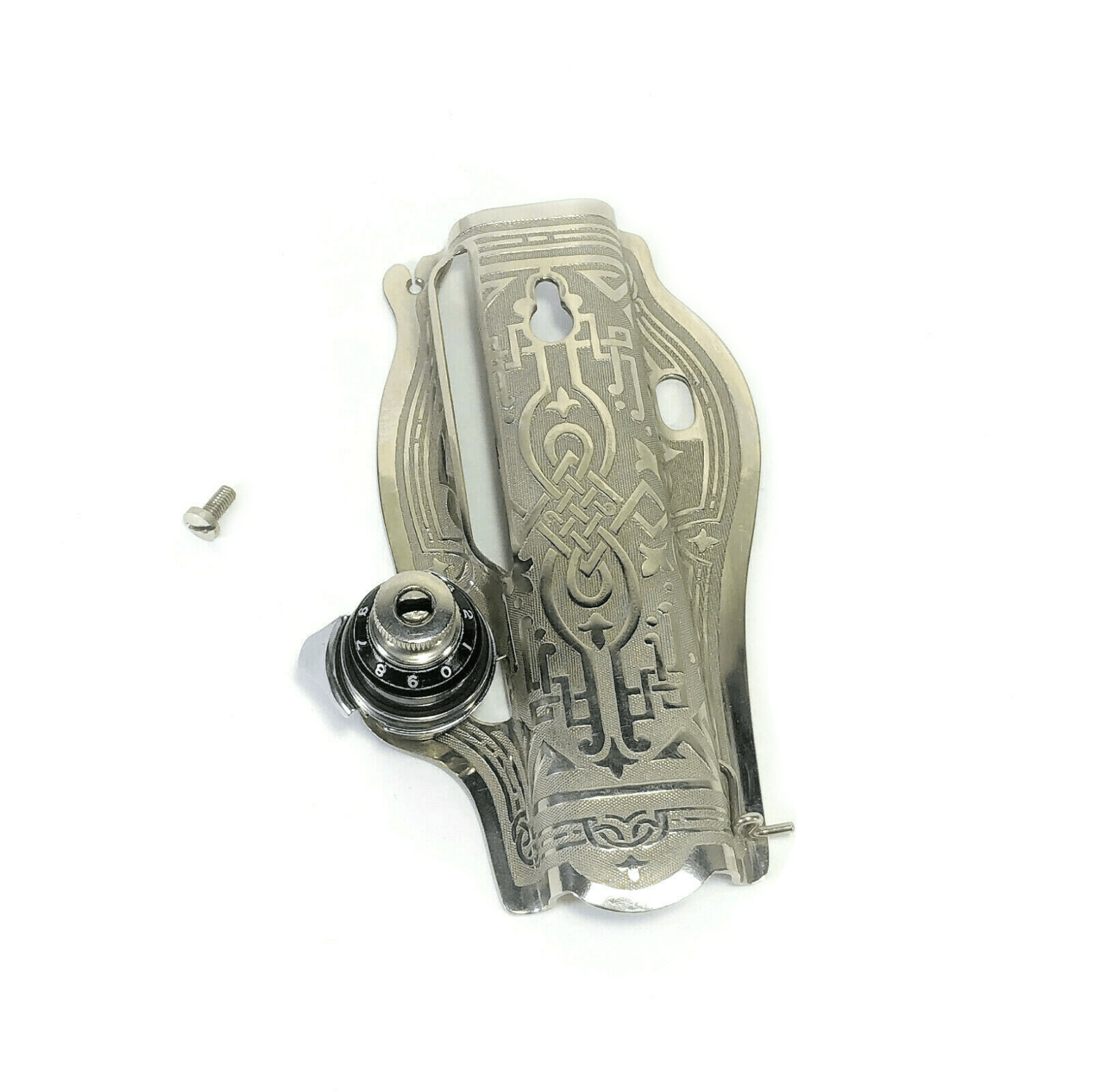 Singer 15-90 15-91 Sewing Machine Scroll Face Plate with Tension Assem ...