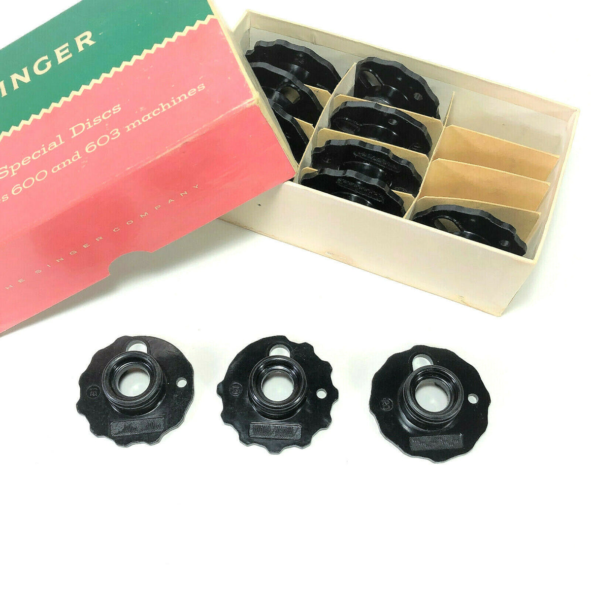 Singer Sewing Machine Top Hat Cams Special Stitch Disc Set 401 403 500 ...