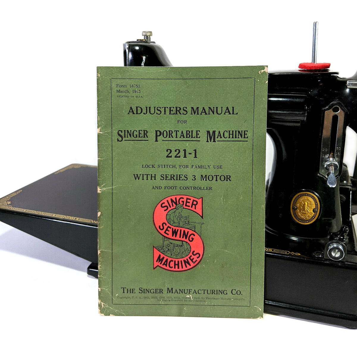 NEW Singer 221 Featherweight Sewing Machine Adjusters Repair Manual ...