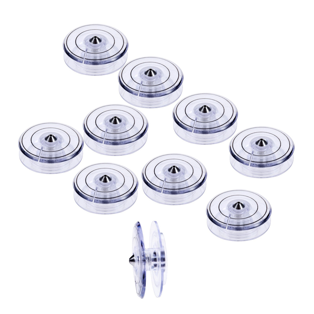 Sewing Machine Bobbins 20 PCS CLEAR PLASTIC 2518P FOR SINGER BROTHER ...