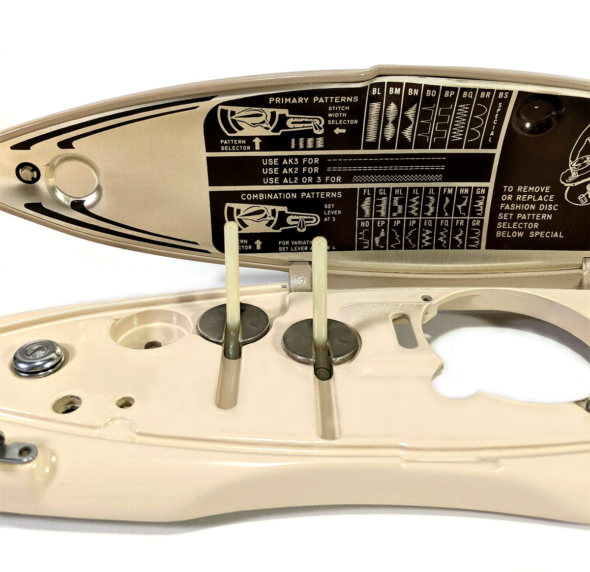 Singer 500 500A Rocketeer Sewing Machine Flip Up Top Cover Lid Simanco ...