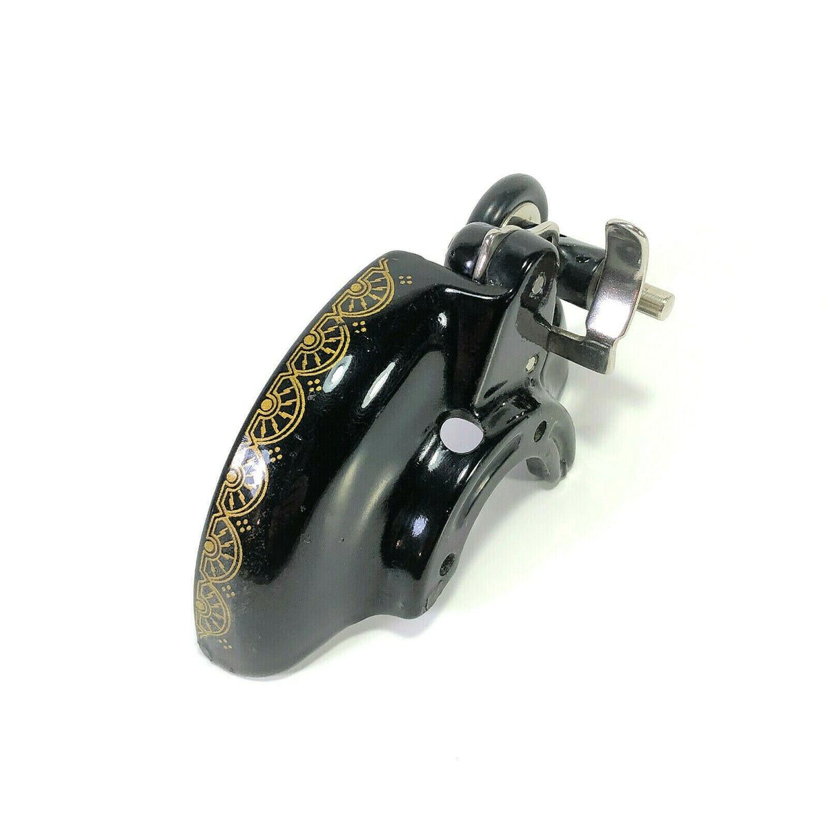 Singer 15K Bobbin Winder Assembly and Belt Guard w RAF Decal Nickel ...