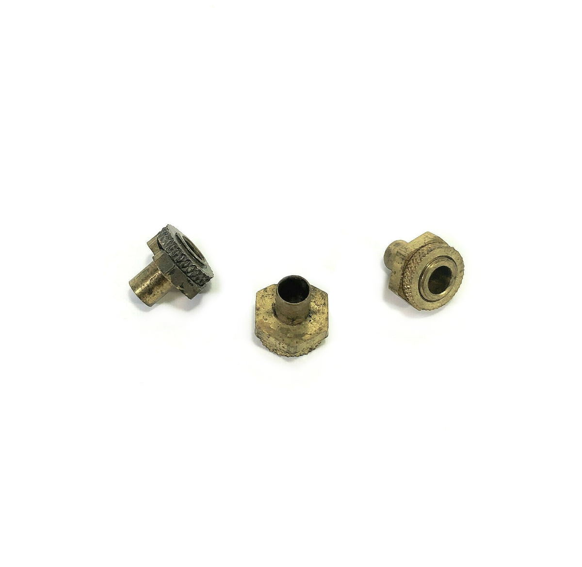 Singer Sewing Machine Bakelite 3 Prong Plug Brass Connectors Lot of 3 ...