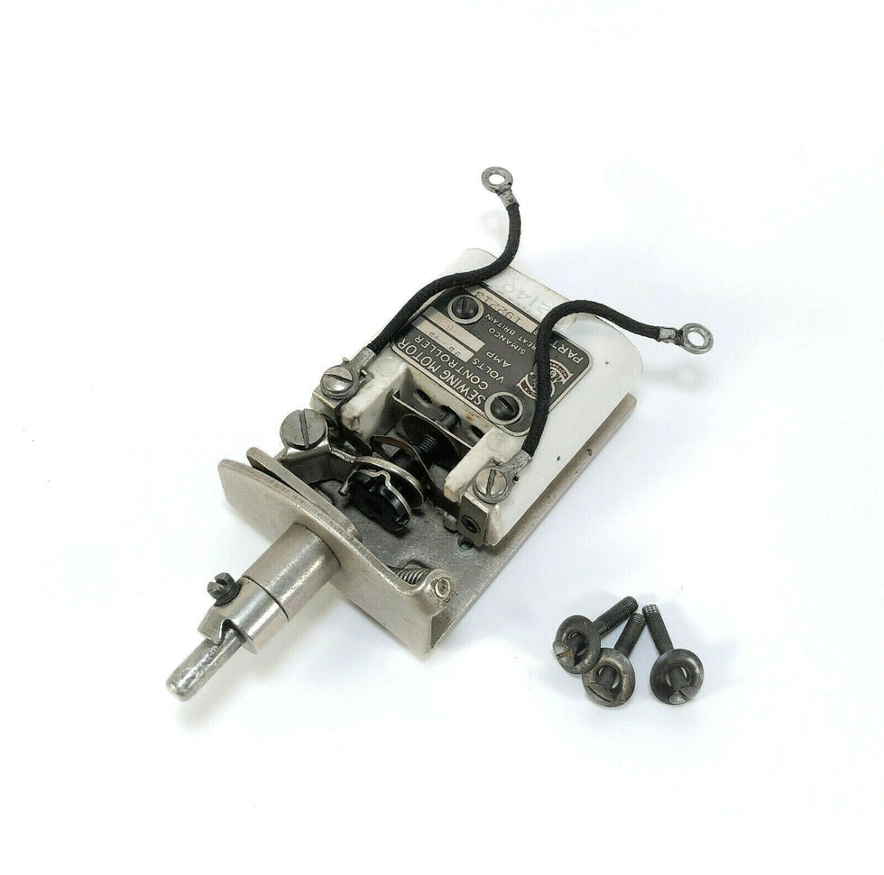 Singer Sewing Machine Bentwood Case Knee Lever Motor Controller Simanc ...