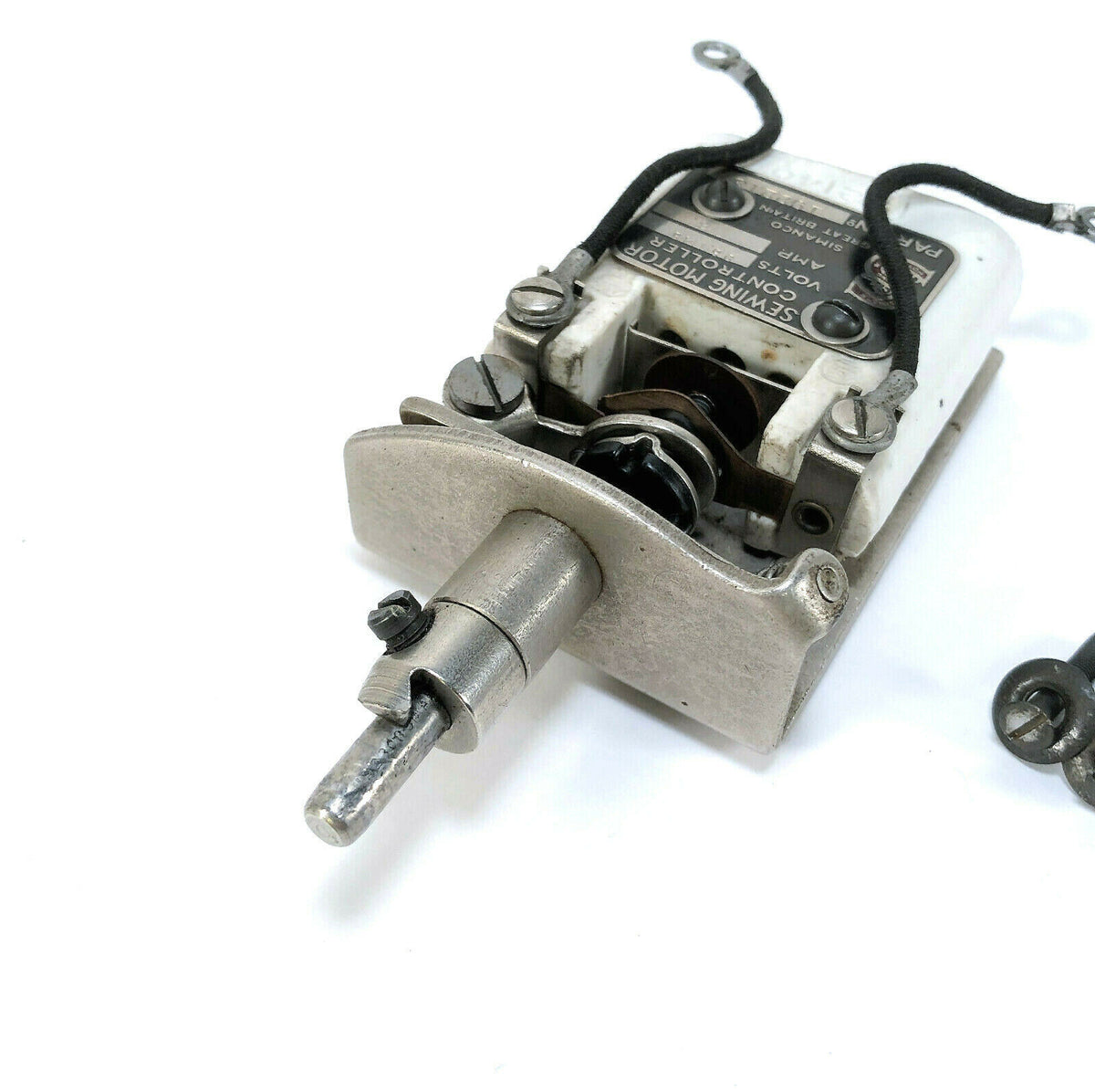 Singer Sewing Machine Bentwood Case Knee Lever Motor Controller Simanco ...